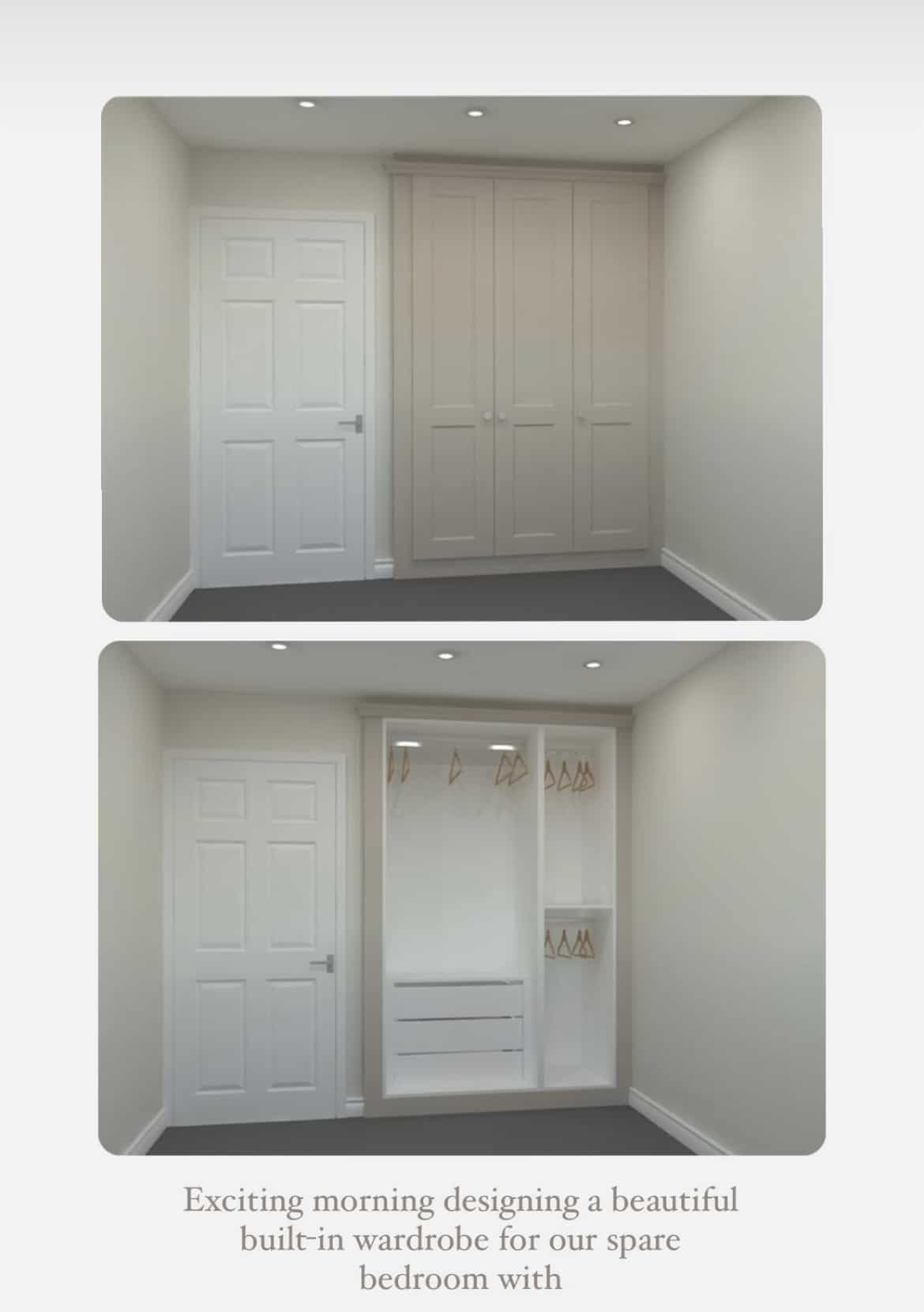 Transforming a guest bedroom with fitted wardrobes and bedroom storage ...