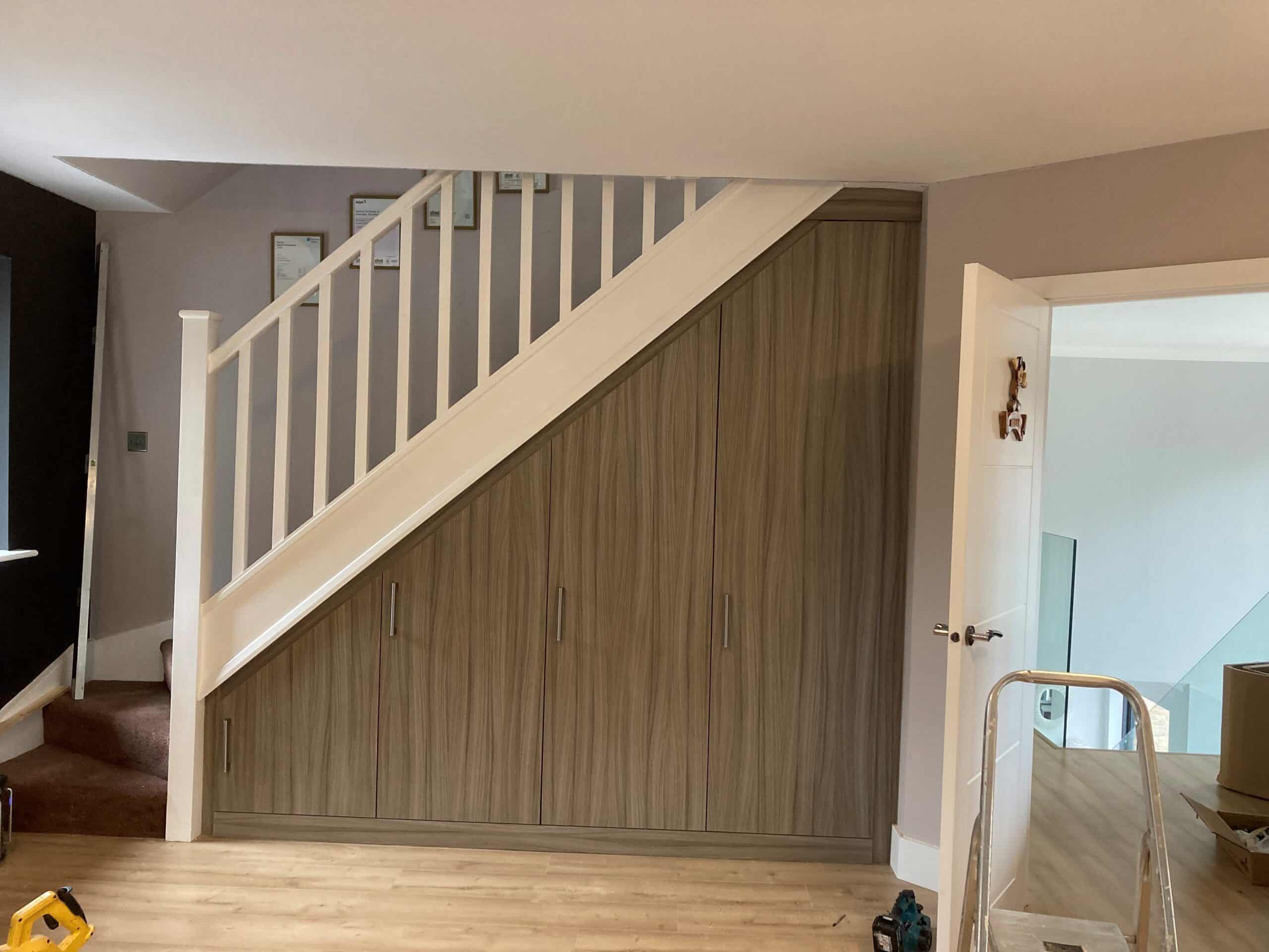 Fitted wardrobe For Under Stairs | Awkward Spaces Ideas